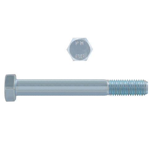 M20-2.50 x 140mm Metric Hex Hd Cap Scr CL 8.8 Coarse Zinc DIN931 PT 10 Pcs