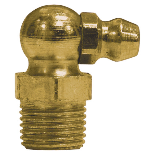 8mmx1.0 Hydraulic Metric Grease Fittings 90° Elbow STL Type 5 YZC 1Pcs