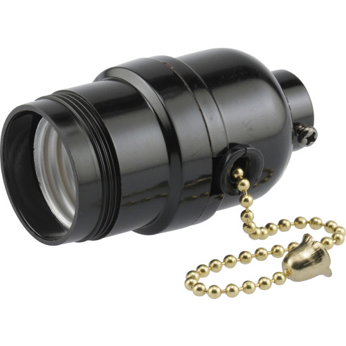 3-Way Pull Chain Phenolic Socket