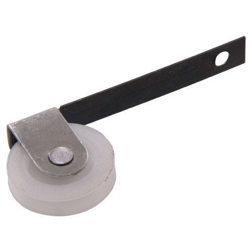 Straight Steel Tension Spring Patio Rollers (with 1" Nylon Roller) - 2 pc