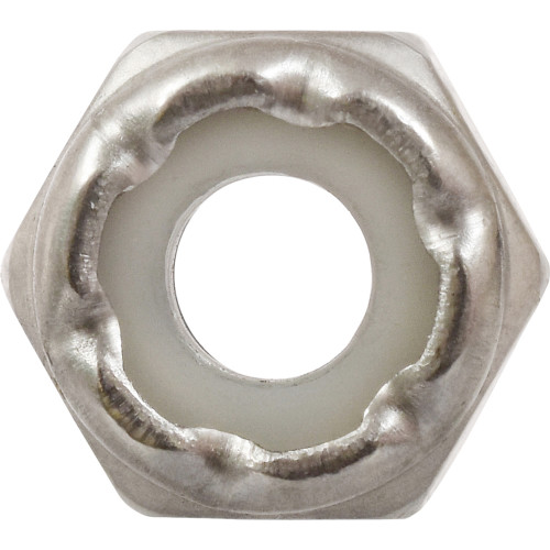 Stainless Nylon Insert Stop Nuts (7/16"-20) - 5 pc