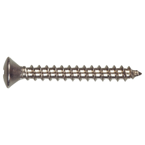 #316 Stainless Phillips Oval Sheet Metal Screws (#6 x 1")