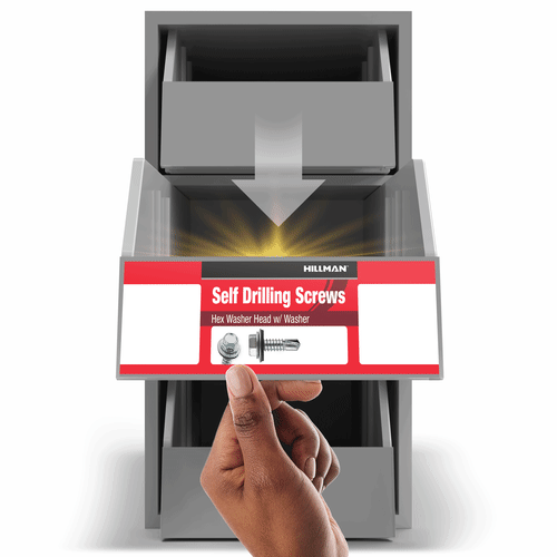 Washer Head Self Drilling Screws (#12-14 x 1") - 100 pc