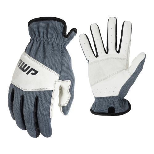 Hybrid Pigskin Utility Work Gloves for Men and Women, Extra Large