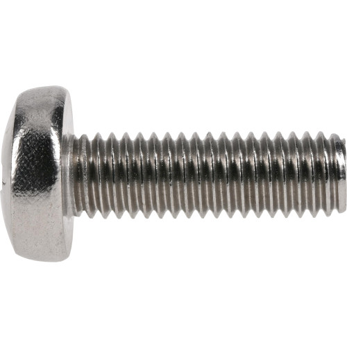 Stainless Phillips Pan Metric Machine Screws (M8-1.25 x 25mm)