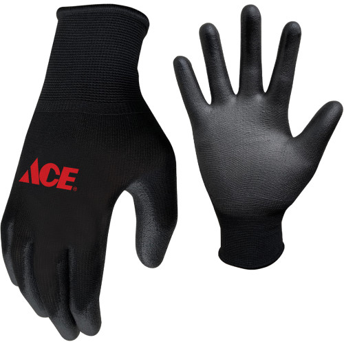 Ace Gloves Poly Coated Large
