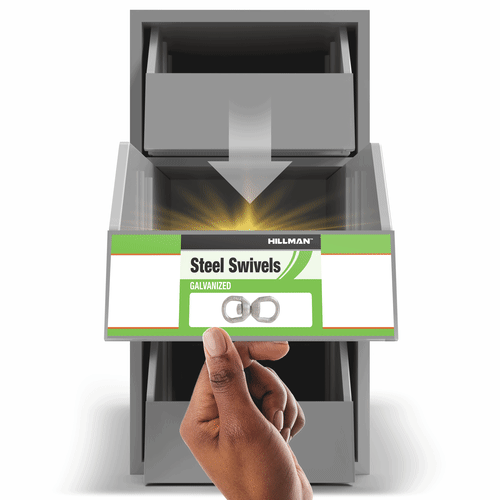 Hardware Essentials Forged Steel Double Round Eye Swivel 3/16"