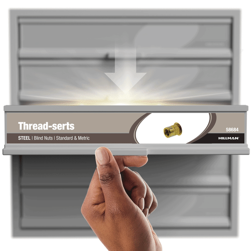 Steel Thread-serts Assortment (Standard & Metric Blind Nuts)