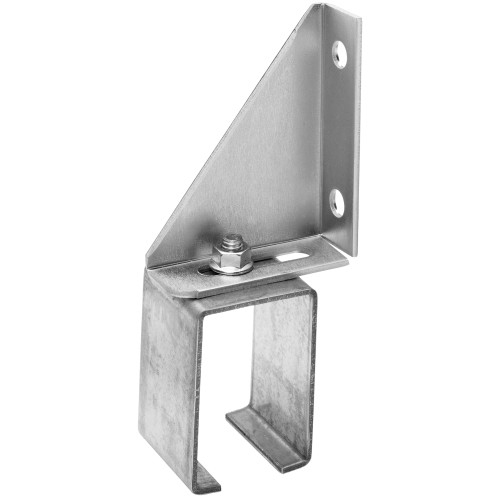 Hillman Adjustable Box Rail Bracket Face Mounted Single Galvanized