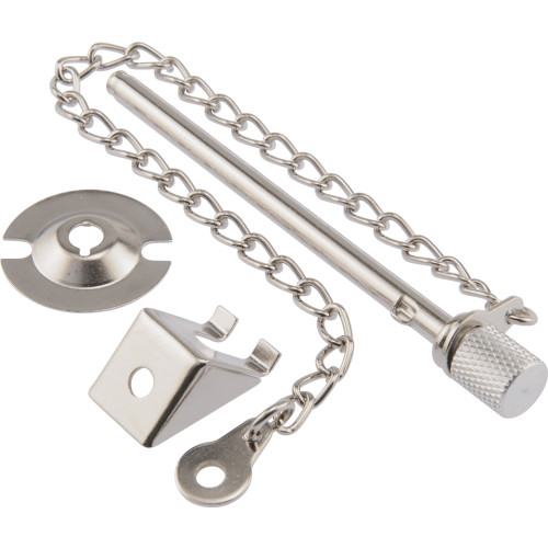 Hardware Essentials Patio Door Security Pin, Nickel