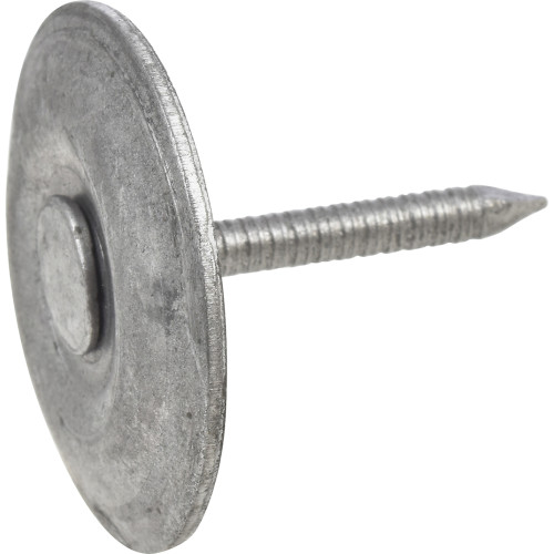 Fas-n-Tite Metal Cap Ringed Roofing Nails (1") - 1,204 pc Bucket