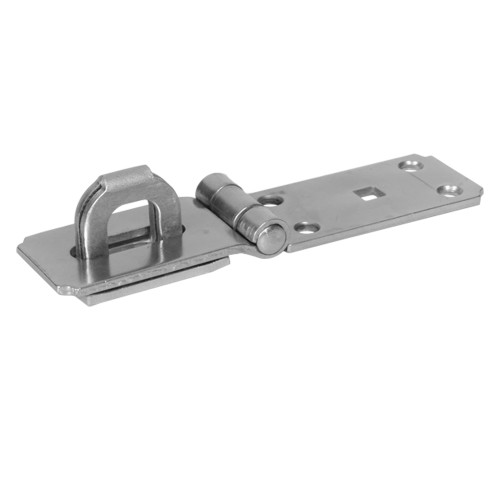 Hardware Essentials Heavy Duty Fixed Staple Hinge Hasp Zinc (7-1/4")
