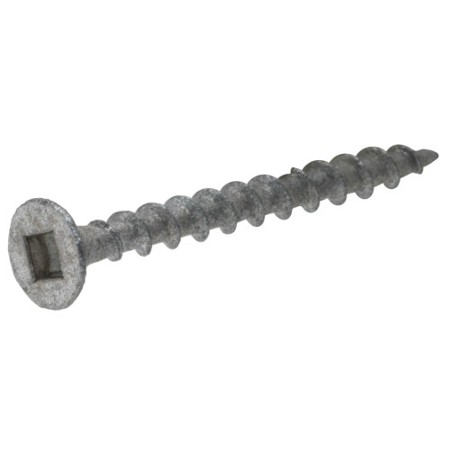 Galvanized Square Drive Deck Screws (#6 x 2") - 100 pc